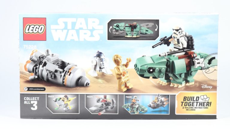 Review - LEGO® Star Wars™ 75228 Escape Pod vs. Dewback Microfighters ...