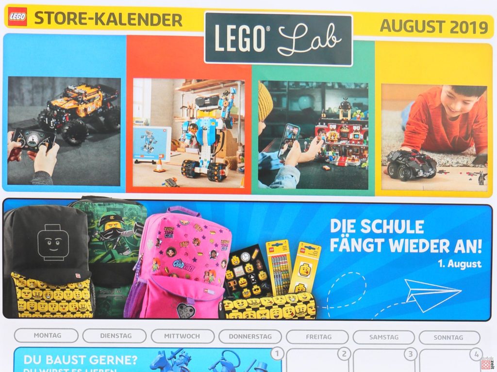 LEGO® Store-Kalender August 2019 angeschaut - Brickzeit