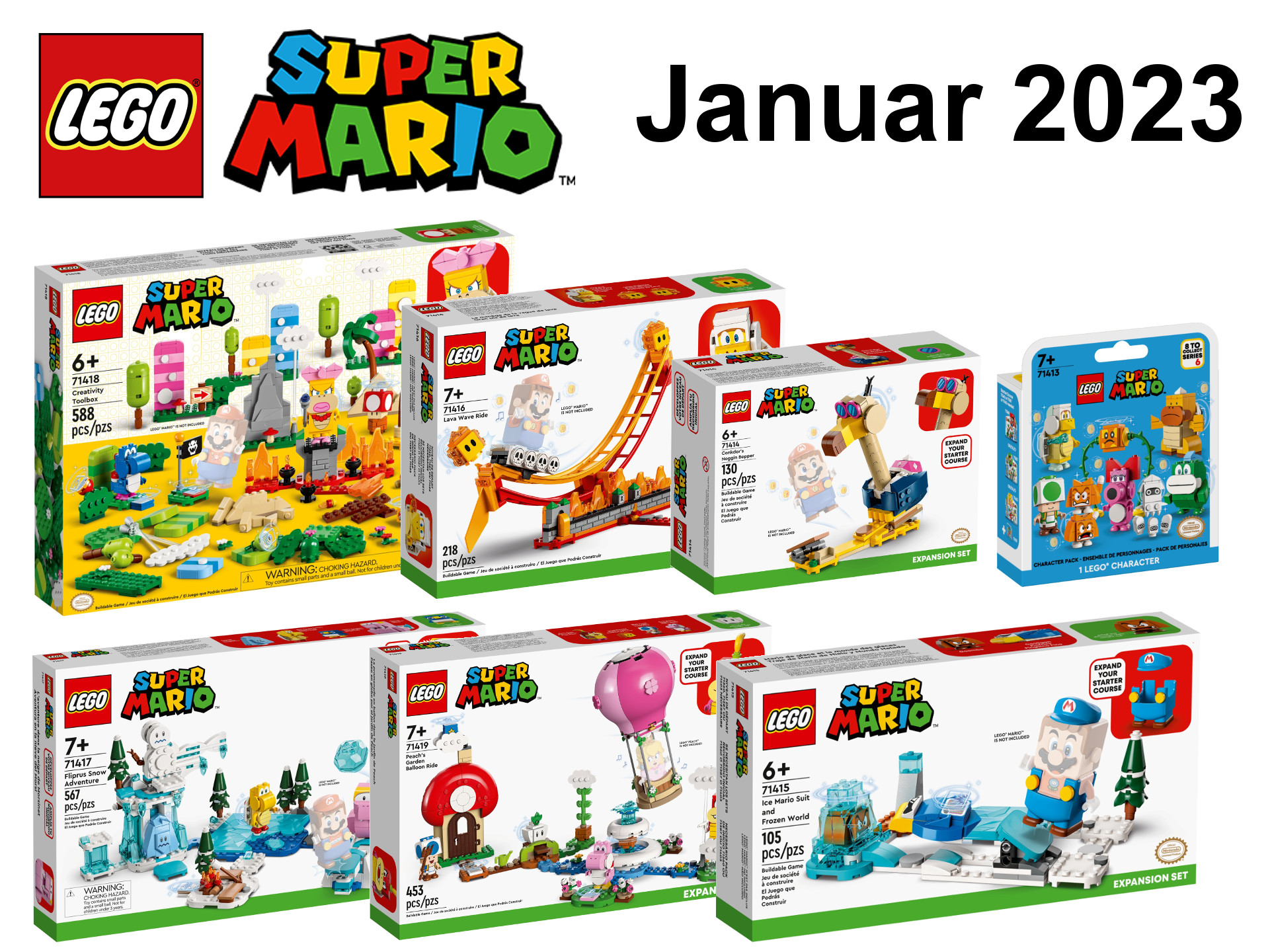 LEGO Super Mario Neuheiten Januar 2023 - Brickzeit