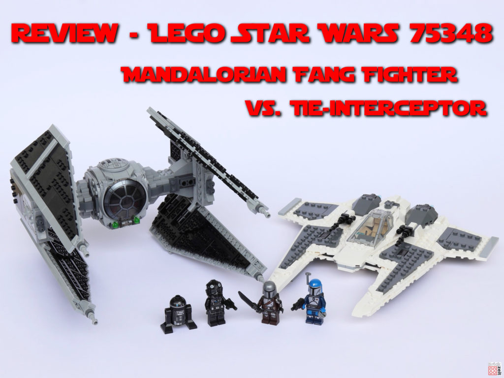 Review - LEGO Star Wars 75348 Mandalorian Fang Fighter vs. TIE ...