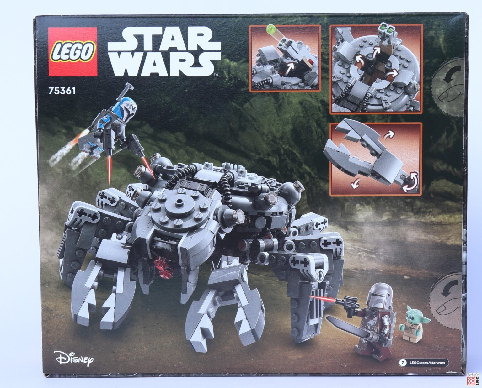 Review - LEGO Star Wars 75361 Spinnenpanzer - Brickzeit