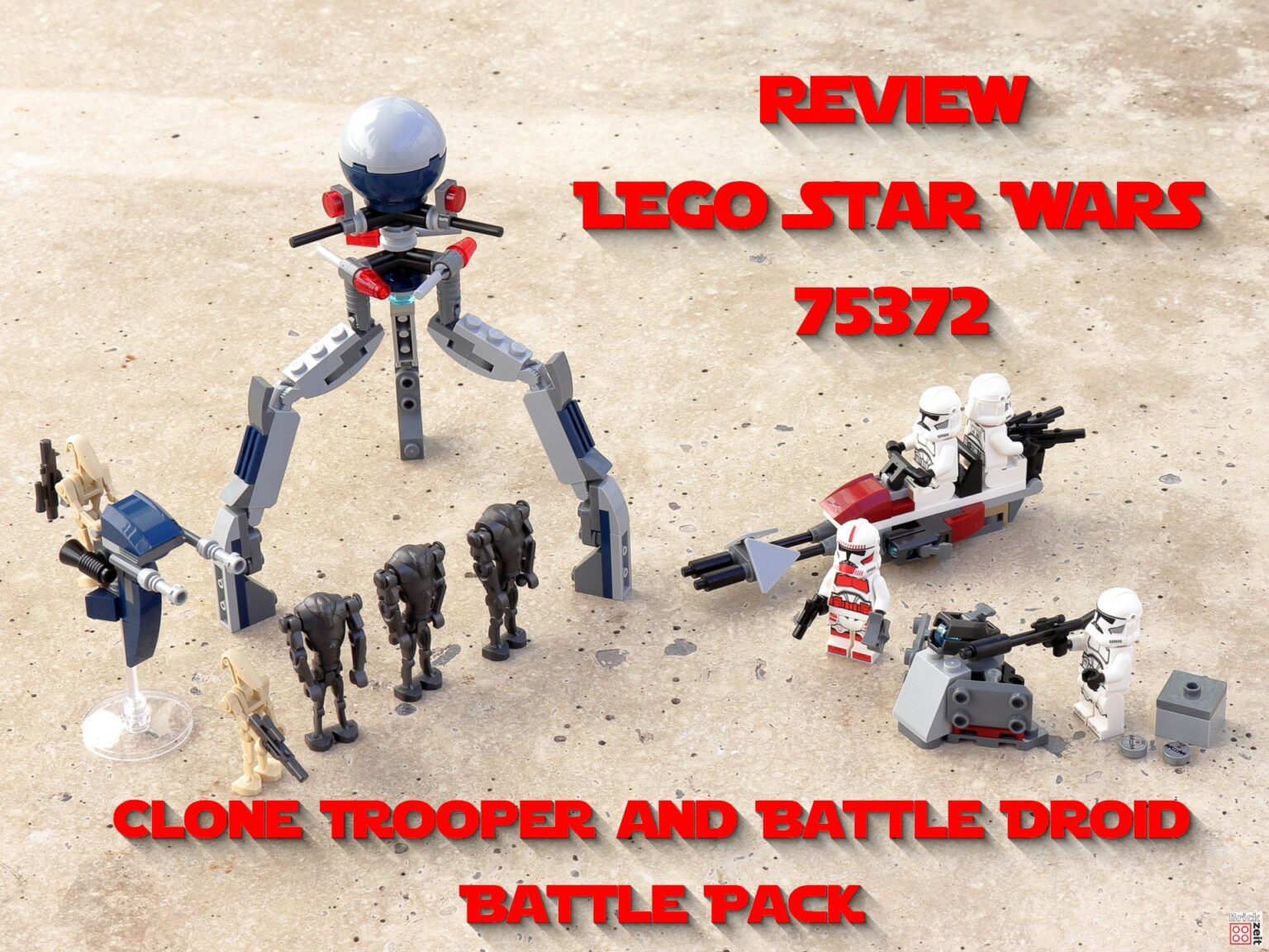 Review - LEGO Star Wars 75372 Clone Trooper & Battle Droid Battle Pack ...