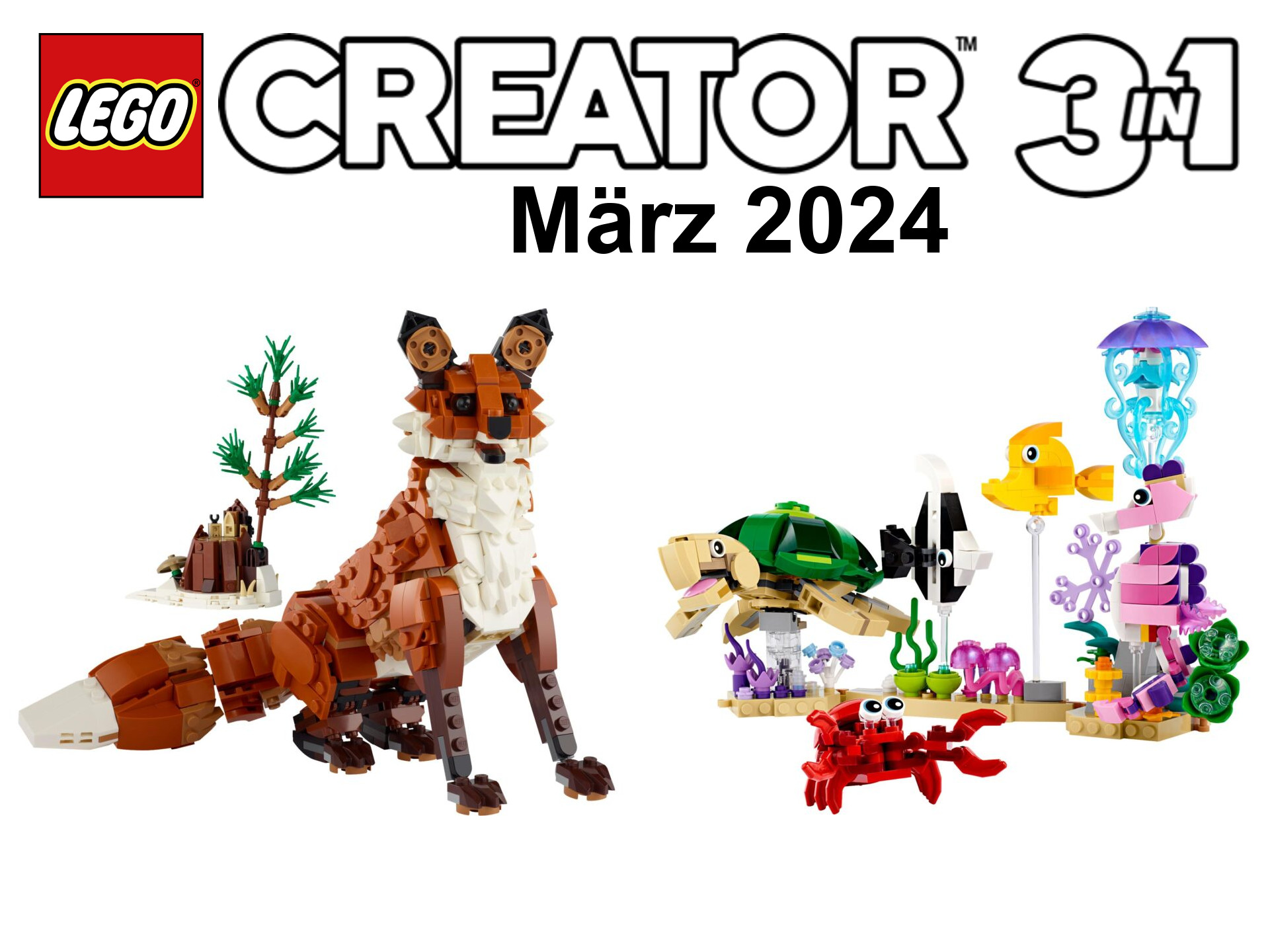 LEGO Creator 3-in1 Neuheiten März 2024 - Brickzeit