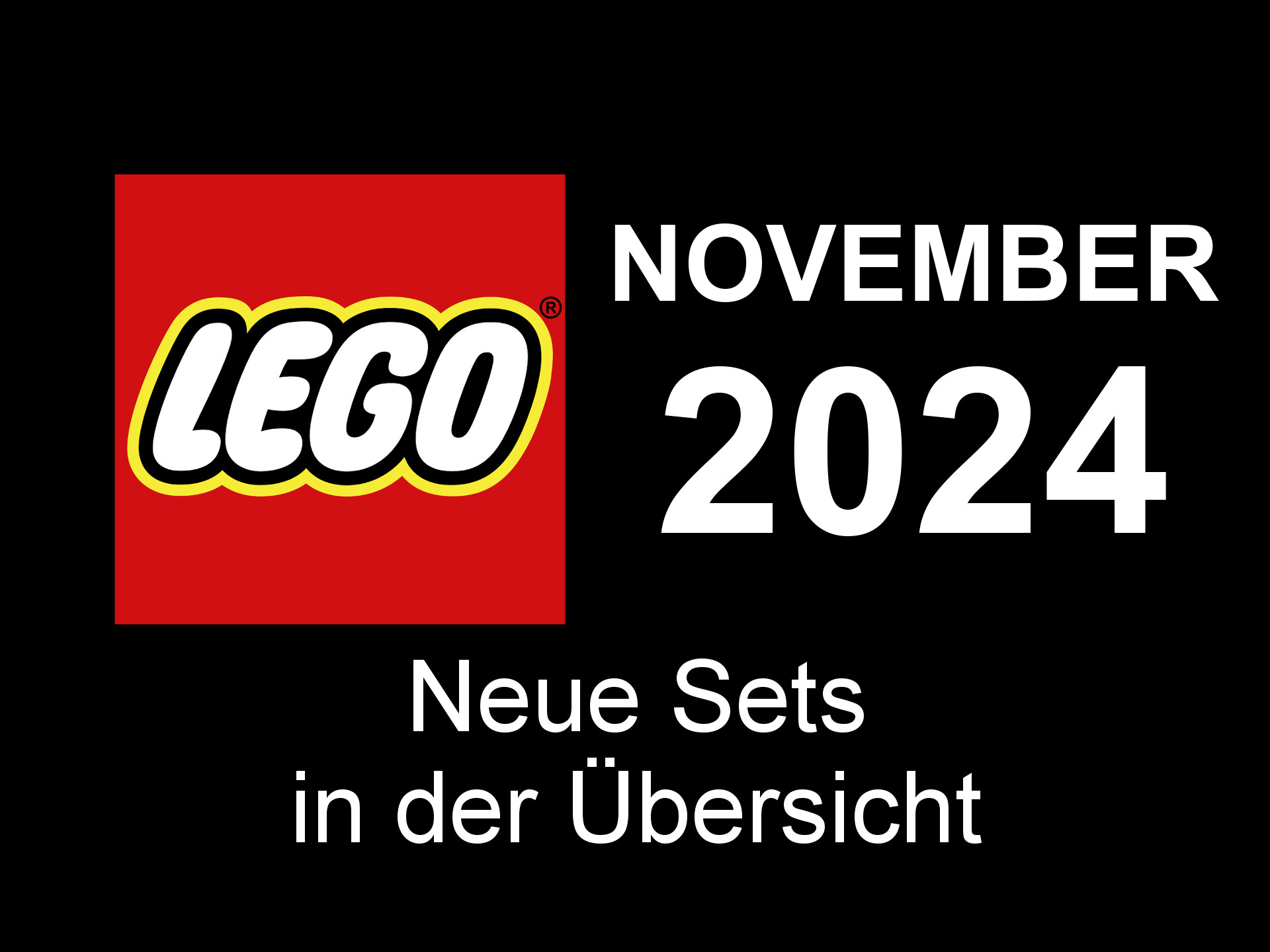 LEGO November 2024 – Neuheiten in der Übersicht - Brickzeit