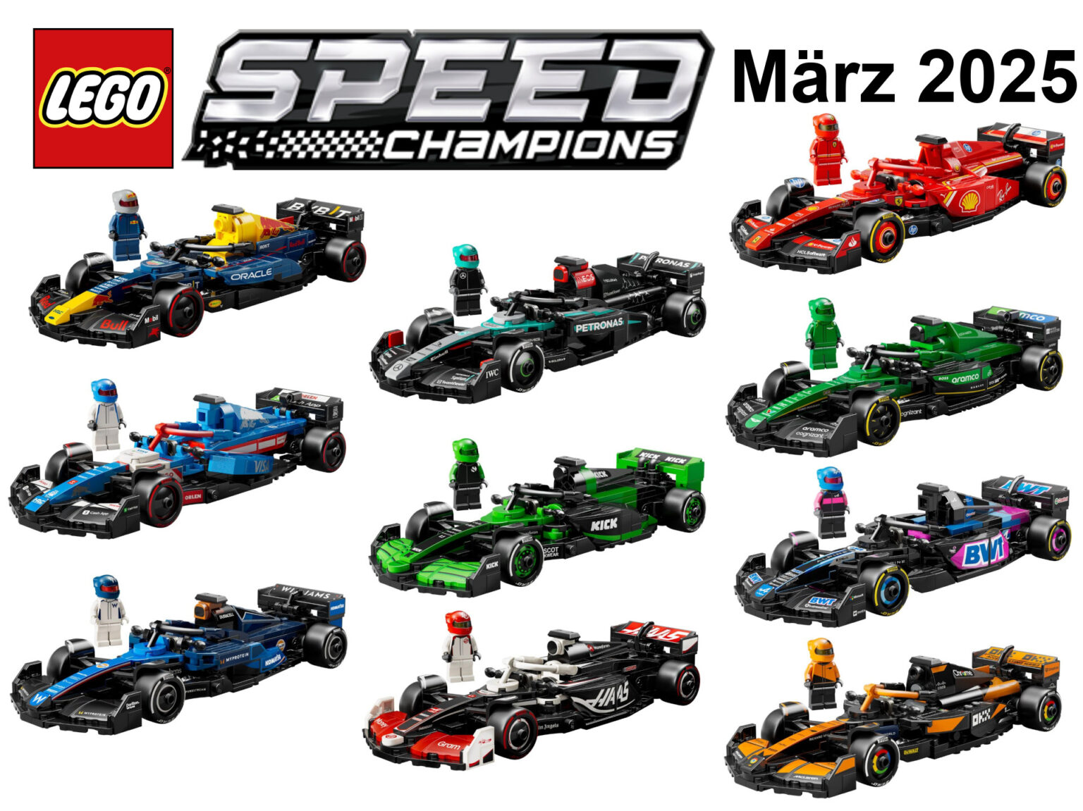 LEGO Speed Champions Neuheiten März 2025 - bereits vorbestellbar ...