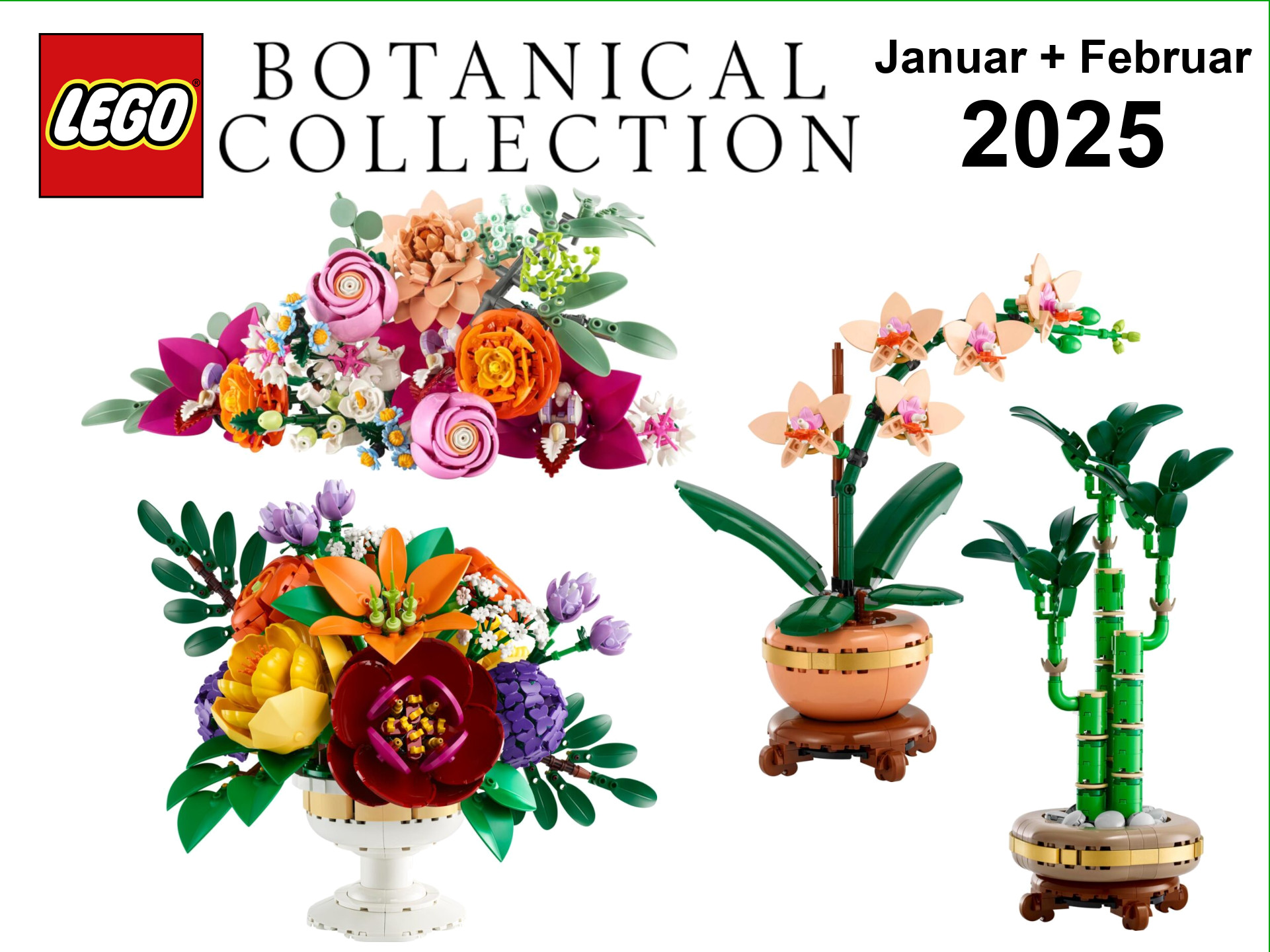 LEGO The Botanical Collection Neuheiten Januar & Februar 2025 - Brickzeit